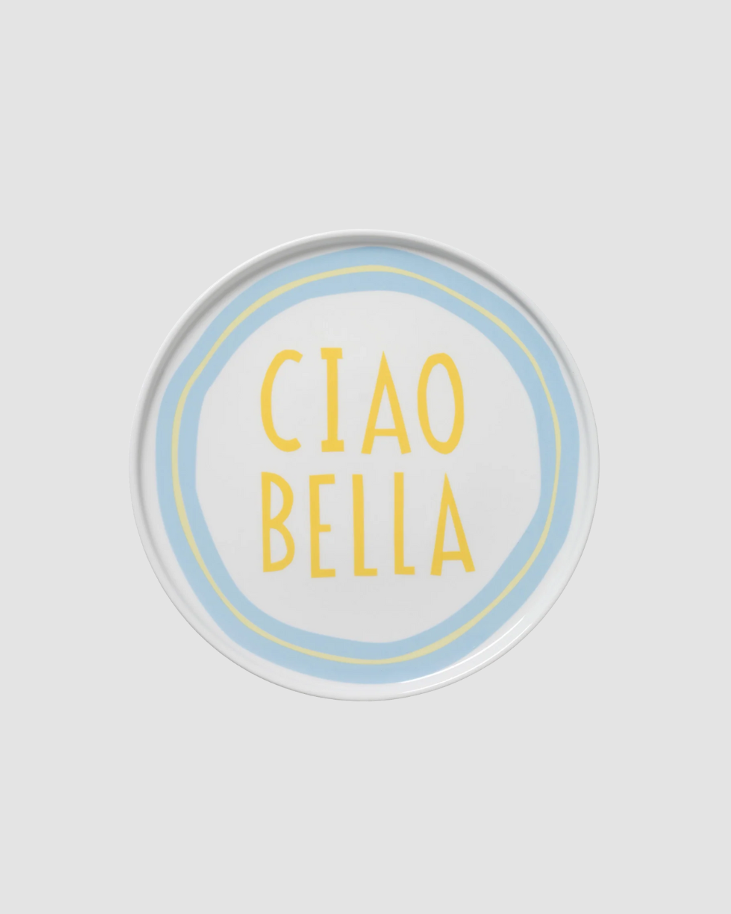 Ciao Bella Blue and Yellow Border – Presence Hamilton